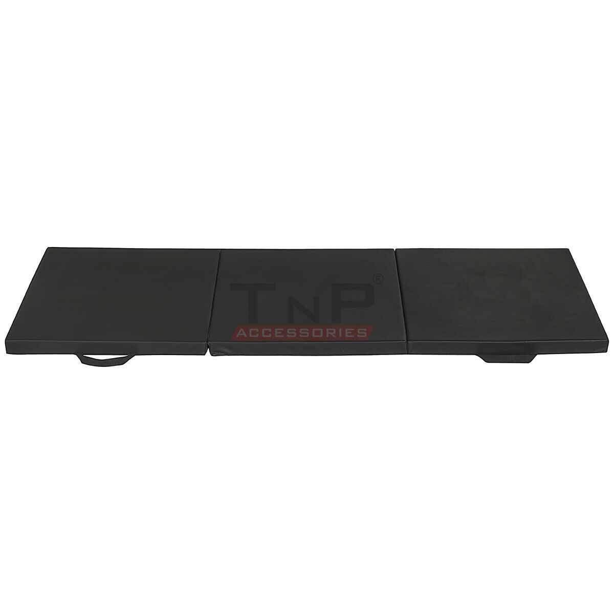 Tri-Fold Exercise Mat 3cm Thick - Black | TnP Accessories